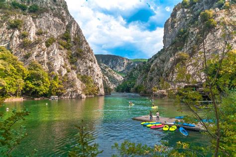 Matka Canyon And Matka Lake West Of Central Skopje North Macedonia