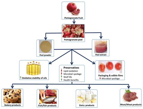 Application Of Pomegranate Peel Powder And Extract In Different Food