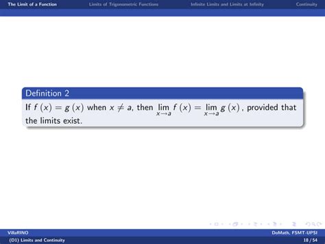 Benginning Calculus Lecture Notes 2 Limits And Continuity Pdf Physics Science