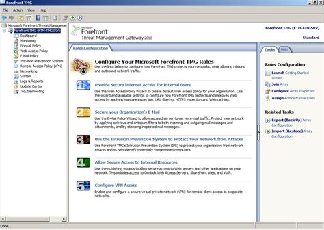 Installation Of Forefront Tmg 2010 Standard Edition Ms Server Pro