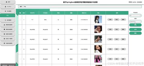 【开题报告】基于springboot vue高校学生考勤系统的设计与实现（程序 源码 论文 计算机毕业设计 csdn博客