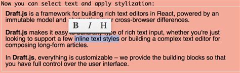 Draftjs — Rich Text Editor Framework For React From Facebook By