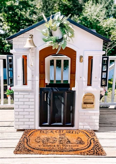 Little Tikes Plastic Playhouse Makeover The Festive Mommy