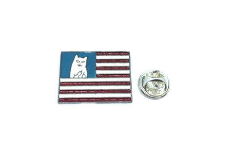 The Usa Flag Cat Pin Finox