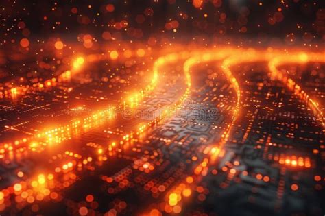 Abstract Digital Background Network Technology Business Concept Stock Image Image Of