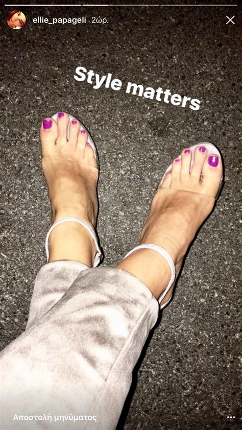 Ellie Papagelis Feet