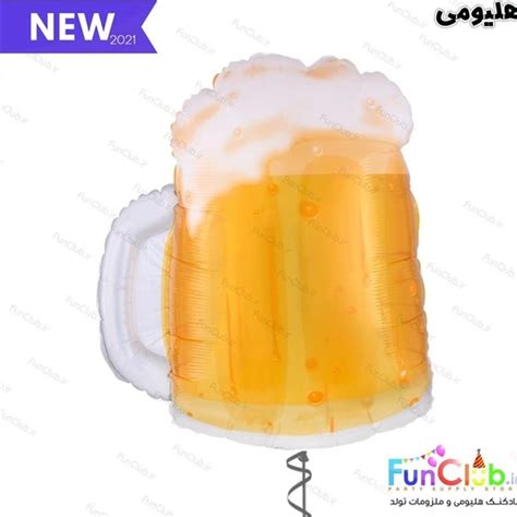 خرید و قیمت بادکنک هلیومی فویلی سایز بزرگ طرح لیوان ترنسپرنت ترب