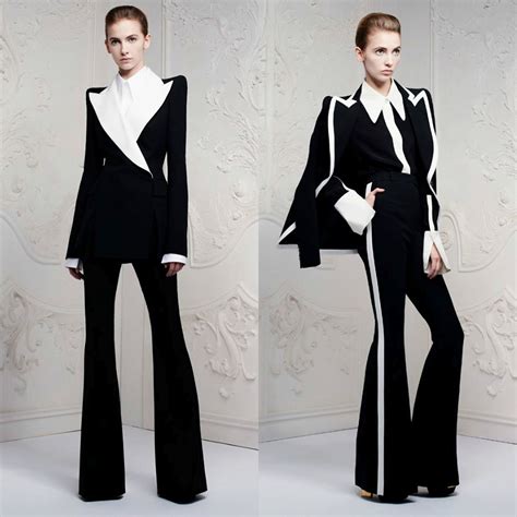 Черно белый костюм женский (47 фото) - картинки и фото fashionhot.club