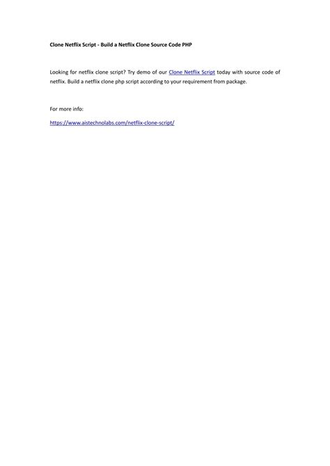 PPT Clone Netflix Script Build A Netflix Clone Source Code PHP PowerPoint Presentation ID PPT Clone Netflix Script Build A Netflix Clone Source Code PHP PowerPoint Presentation ID