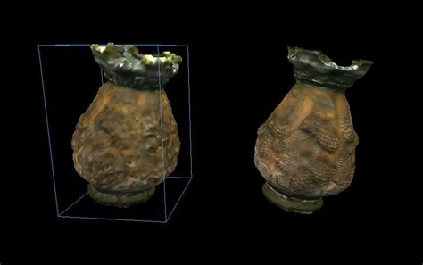 Mesh Approximation On The Left Original Ply Model On The Right