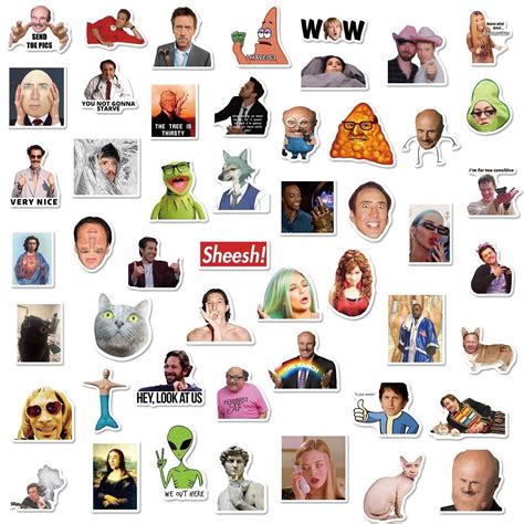 Funny Meme Stickers Pack Express Your Humor Meme Stickers Funny Memes Spoofs