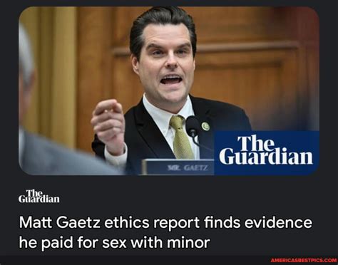 Matt Gaetz Ethics Report Finds Evidence He Paid For Sex With Minor Americas Best Pics And Videos