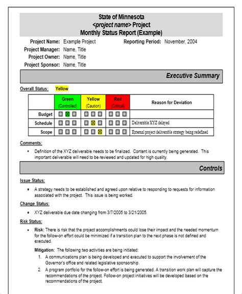 Monthly Report Format Templates Word PDF Google Docs Apple Pages