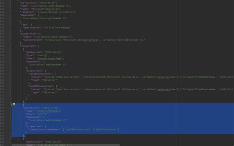 Azure Arm шаблон добавить Checkbox для Connection Strings Slot Setting