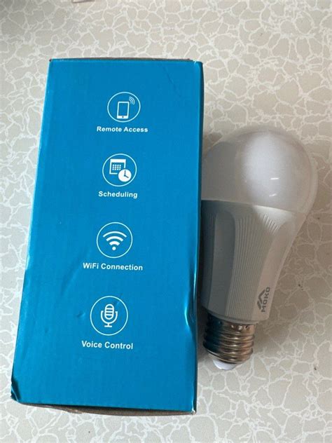 Moko Wifi Smart LED Bulb Furniture Home Living Lighting Fans Lighting On Carousell