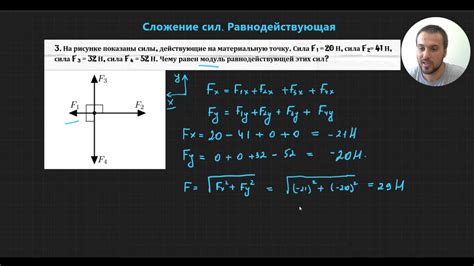 Урок 1 Равнодействующая сила Решение задач на нахождение равнодействующей силы ЕГЭ Youtube