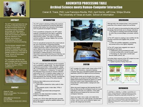 Augmented Processing Table Archival Science Meets Humancomputer Interaction