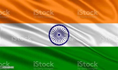 인도 국기 디자인 새틴 또는 실크 직물로 만든 인도 국기를 흔들고 있습니다 벡터 일러스트레이션 인도 국기에 대한 스톡 벡터 아트 및 기타 이미지 Istock