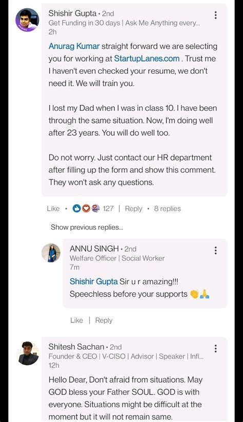 anmol kumar on linkedin linkedin people help motivation entrepreneur salute 63 comments