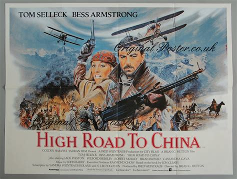 High Road To China Original Film Poster