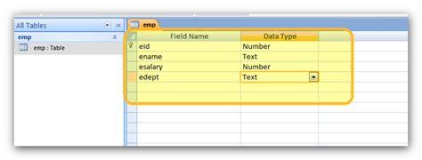 How To Create A Database Using MS Access