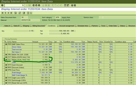 Tax Condition Doesnt Populate In Sales Document Sap Community
