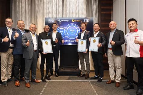 Celcomdigi U Mobile And Zte Set New Record For Fastest Mobile Speed At