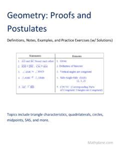 Geometry Proofs And Postulates Math Plane Geometry Proofs And Postulates Math Plane Pdf