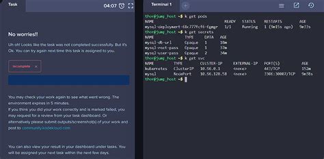 Deploy MySQL On Kubernetes FAILED KodeKloud Engineer KodeKloud DevOps Learning Community