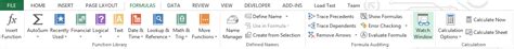 Excel Watch Window Monitor Cell Values Free Online Tutorial Library