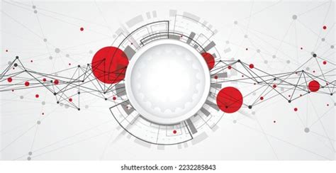 Abstract 3d Design Background Technology Dot Stock Vector Royalty Free
