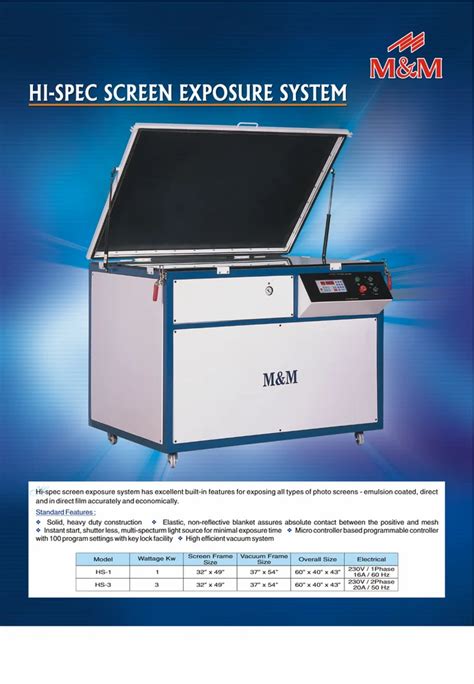 Screen Exposure Machine At ₹ 210000 Screen Printing Machine In