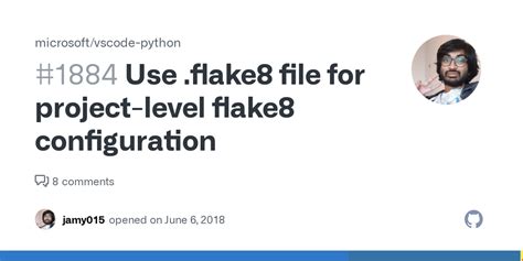 Use Flake8 File For Project Level Flake8 Configuration · Issue 1884 · Microsoft Vscode Python