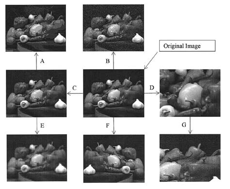 Solved Figure Above Shows An Original Image And Different Chegg