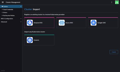rancher connect to existing cluster virtualization howto