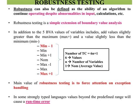 Software Testing Boundary Value Analysis Equivalent Class Partition Decision Table Ppt