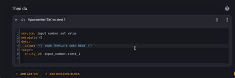 Adding Service Data To An Automation Configuration Home Assistant