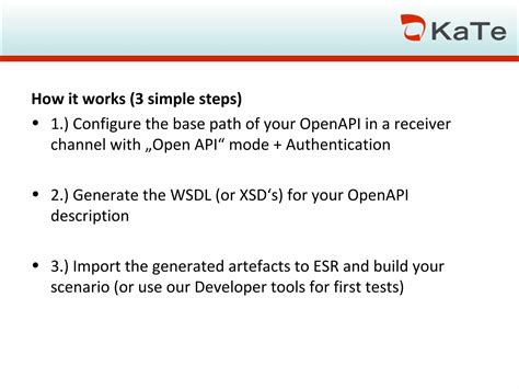 Openapi 20 With Sap Po Sap Pi And Kates Restful Adapter Ppt