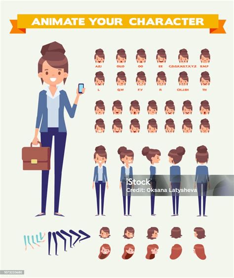 당신의 장면에 대 한 실업 문자입니다 캐릭터 창조와 다양 한 플레이 헤어스타일 얼굴 감정 제스처 설정 천지창조에 대한 스톡 벡터 아트 및 기타 이미지 Istock