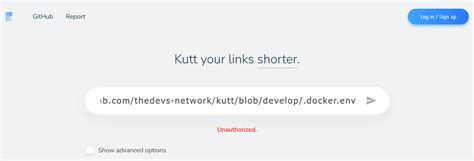 kutt a self hosted url shortener