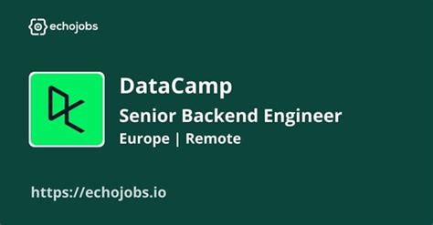 Datacamp Is Hiring Senior Backend Engineer Europe Remote Graphql Api