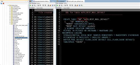 Unloading An Oracle Schema To Script Files For Source Control