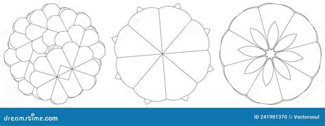 Sacred Geometry Lotus Floral Flower Motif Icon Geometric Circular