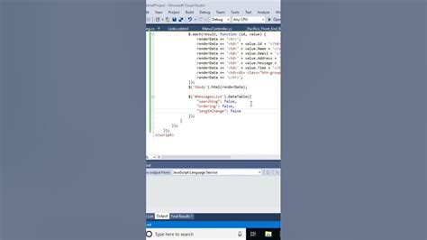 256 asp mvc create sql to fetch list of messages and populate in