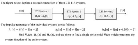solved the figure below depicts a cascade connection of