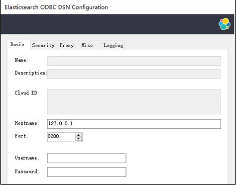 The Ui Windows Of Es Odbc Driver Is Too Small Elasticsearch Discuss