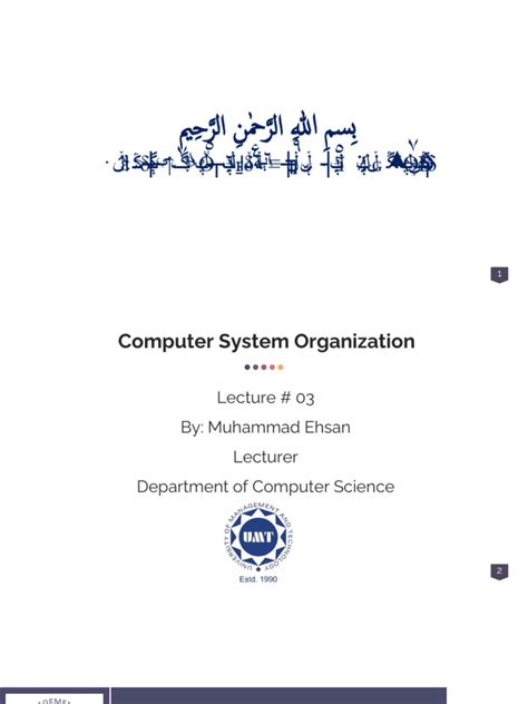 os lecture 03 computer system organization pdf