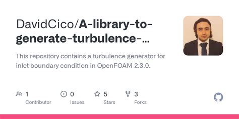 GitHub DavidCico A Library To Generate Turbulence From Inlet Boundary