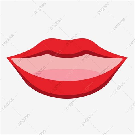 كرتون شفاه حمراء شفاه حمراء شفاه حمراء شفاه فم كرتون Png وملف Psd