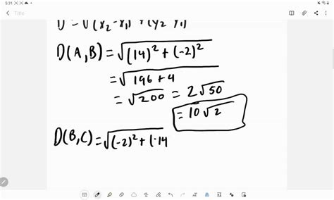 Solvedplot Each Point And Form The Triangle Abc Verify That The